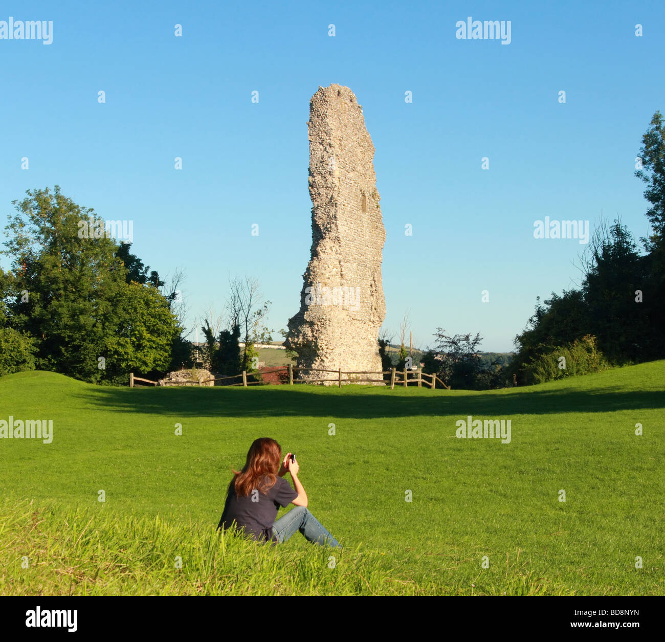 Bramber castle hi-res stock photography and images - Alamy