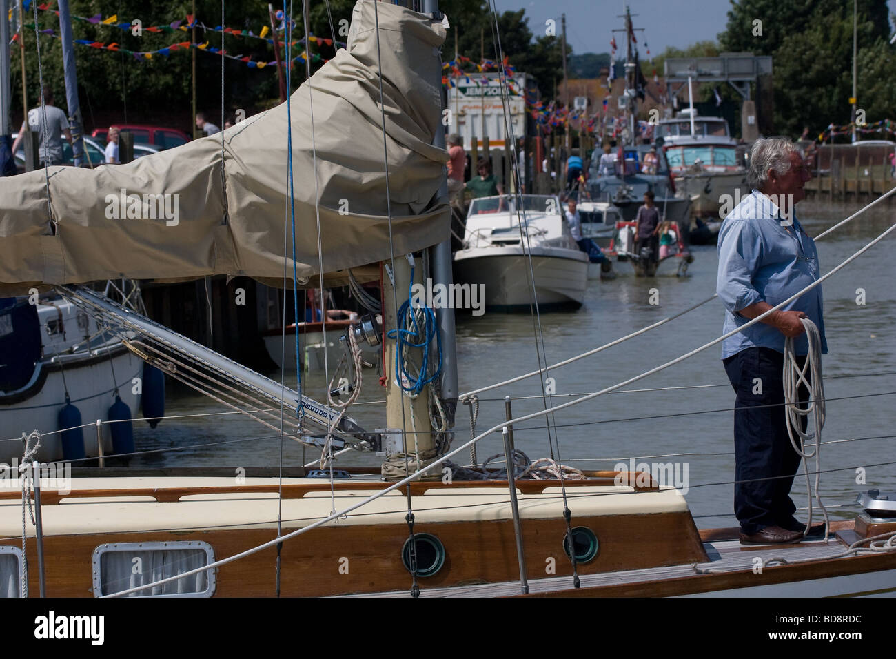 maritime festival Rye Strand Quay river tillingham east sussex england ...