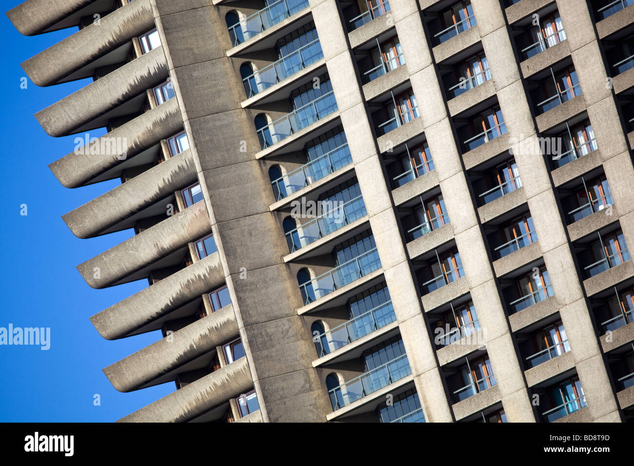 Tower Apartment Block at the Barbican London Stock Photo - Alamy