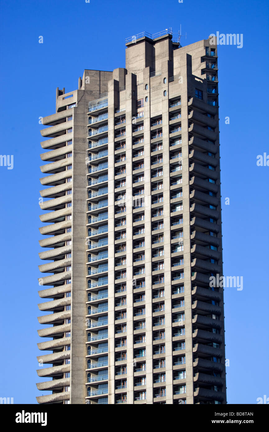 Tower Apartment Block at the Barbican London Stock Photo - Alamy