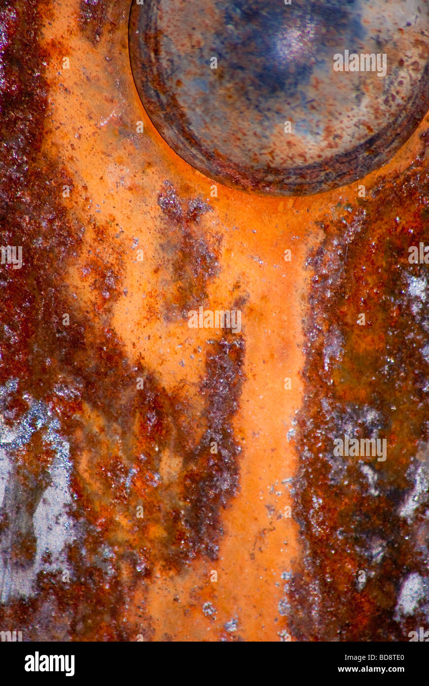 Rust patterns on corroded steel Stock Photo - Alamy