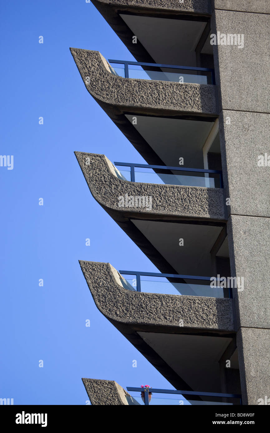 Tower Apartment Block at the Barbican London Stock Photo - Alamy
