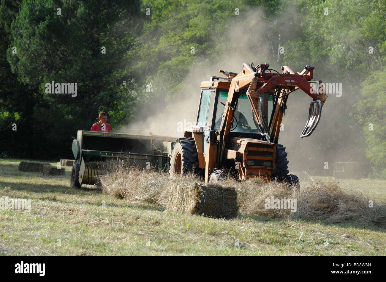 Baling process hi-res stock photography and images - Alamy