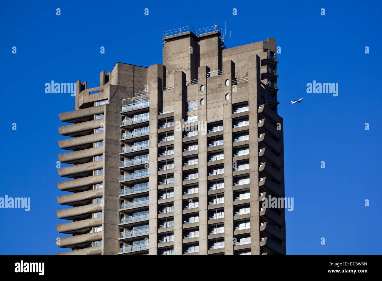 Tower Apartment Block at the Barbican London Stock Photo - Alamy