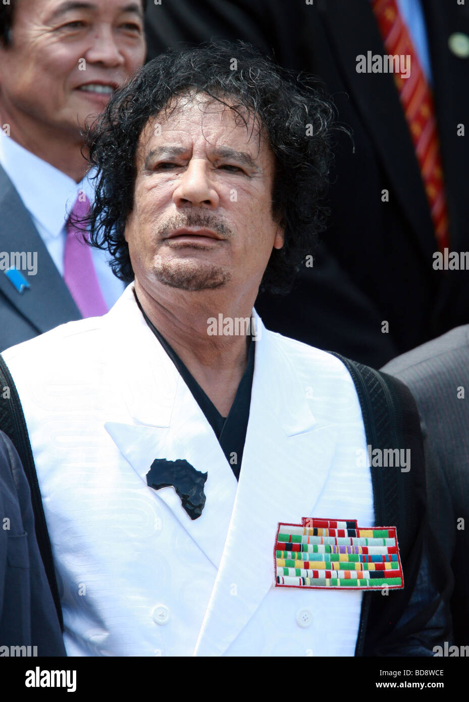 MUAMMAR GADDAFI LIBYAN LEADER 10 July 2009 THE GUARDIA DI FINANZA ...