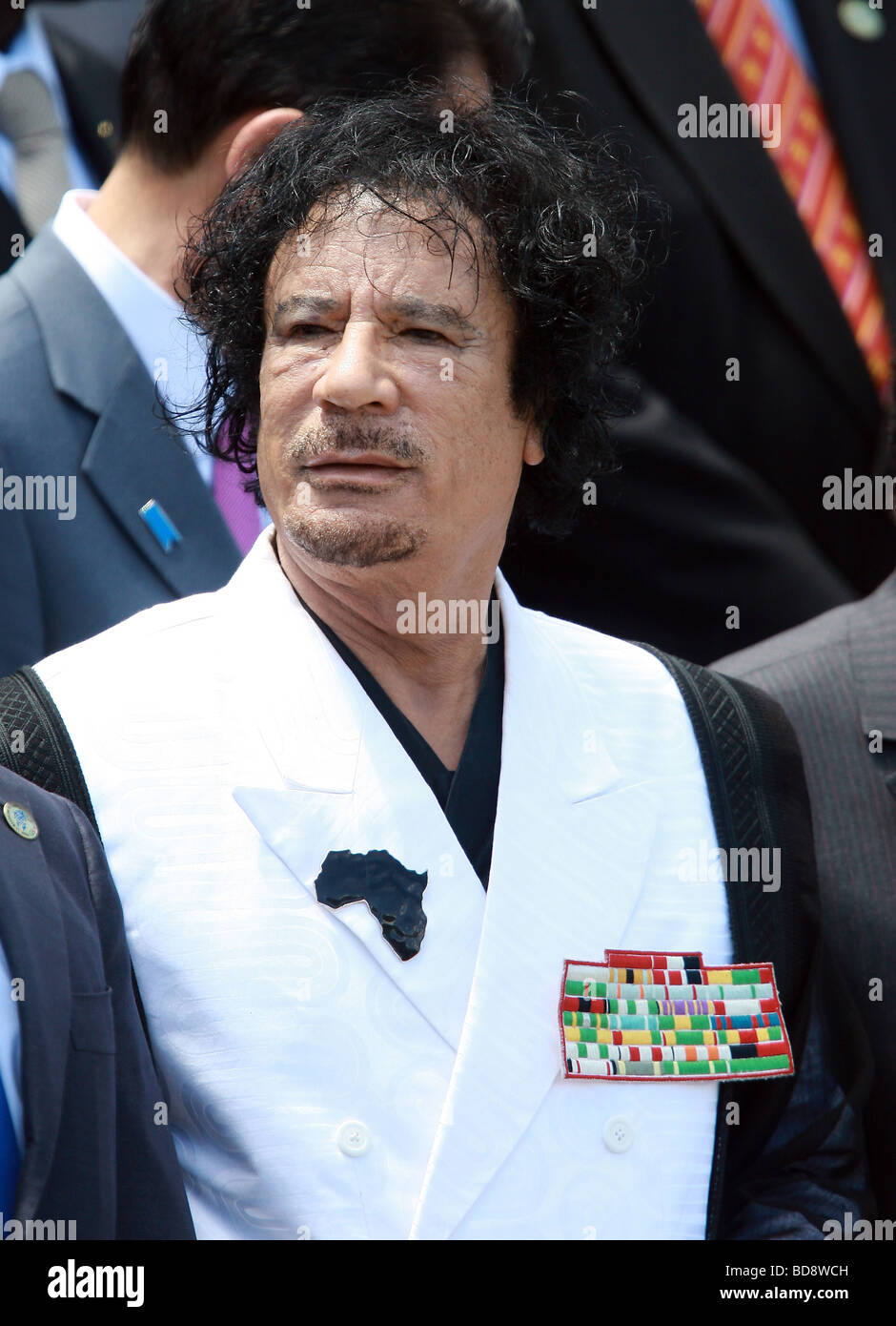 MUAMMAR GADDAFI LIBYAN LEADER 10 July 2009 THE GUARDIA DI FINANZA ...