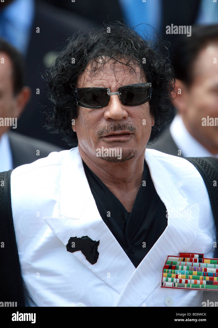 MUAMMAR GADDAFI LIBYAN LEADER 10 July 2009 THE GUARDIA DI FINANZA ...