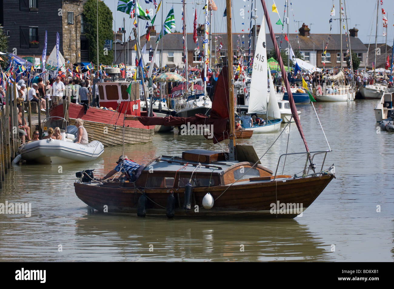 maritime festival Rye Strand Quay river tillingham east sussex england ...