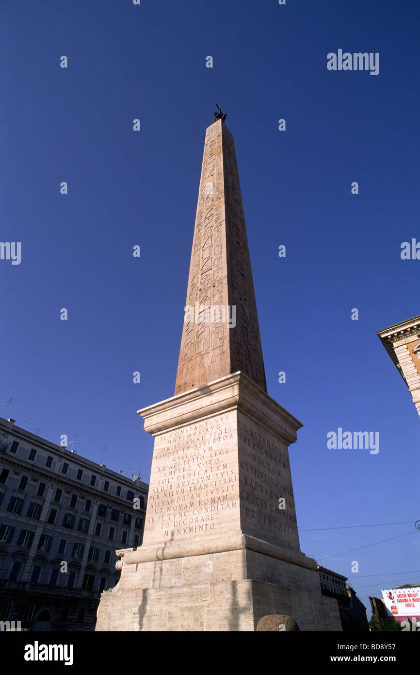 Italy, Rome, San Giovanni in Laterano, Obelisco Lateranense, the ...
