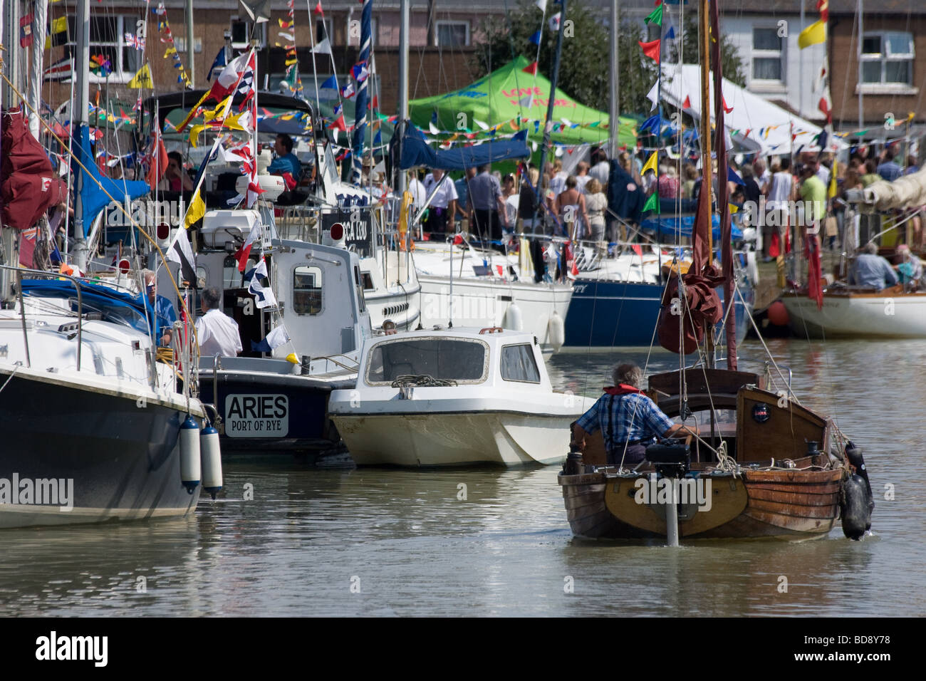 maritime festival Rye Strand Quay river tillingham east sussex england ...