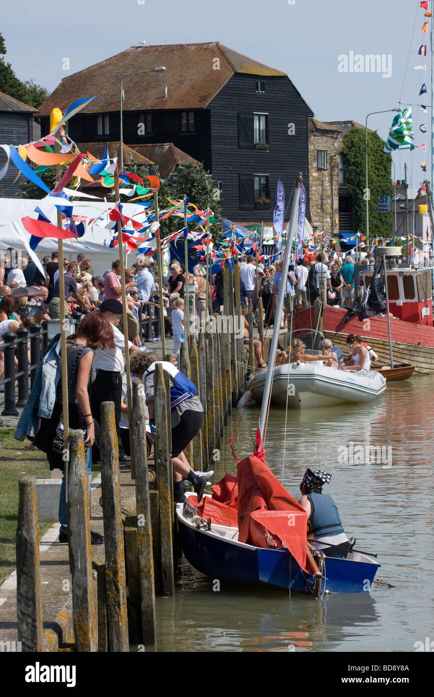 maritime festival Rye Strand Quay river tillingham east sussex england ...