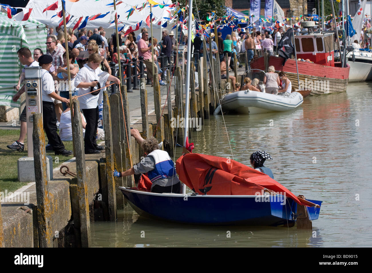 maritime festival Rye Strand Quay river tillingham east sussex england ...