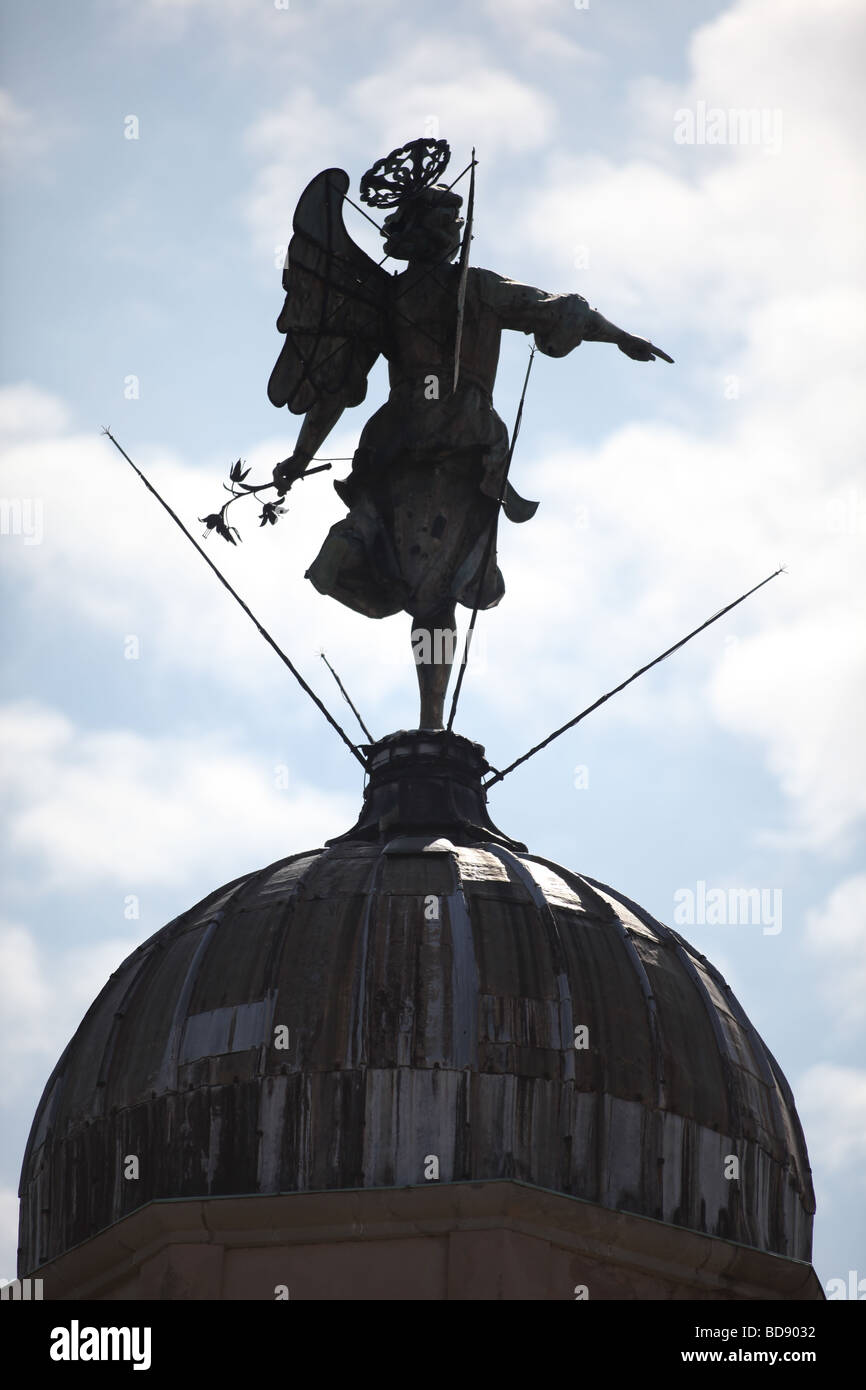 The angel at the top of Church of Santa Maria in Castello, Udine ...