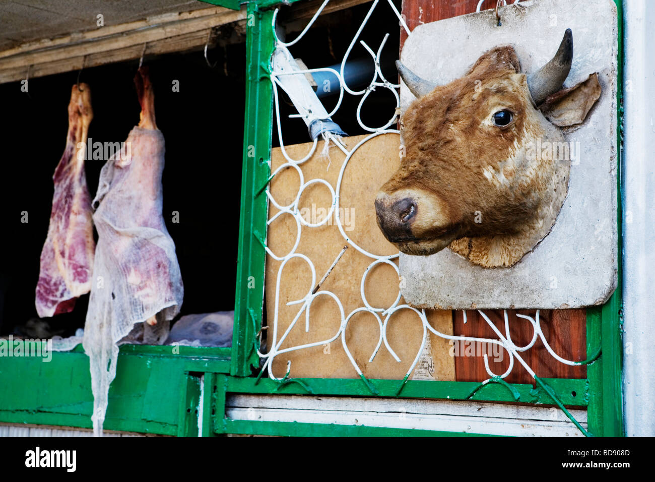 A meat shop in Samarkand, Uzbekistan Stock Photo - Alamy