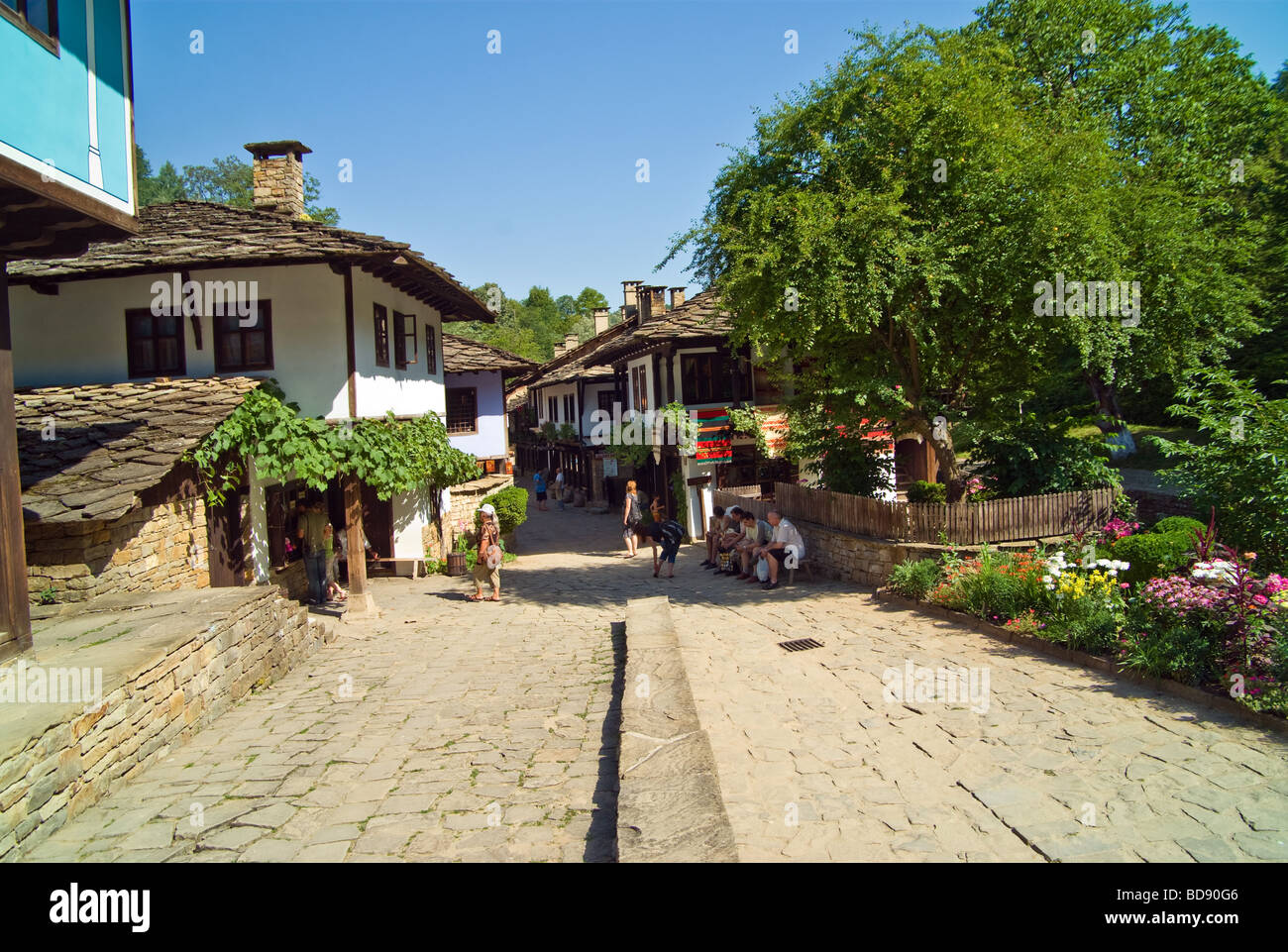 Etara Bulgaria architectural outdoor park - Etar, Gabrovo Stock Photo ...