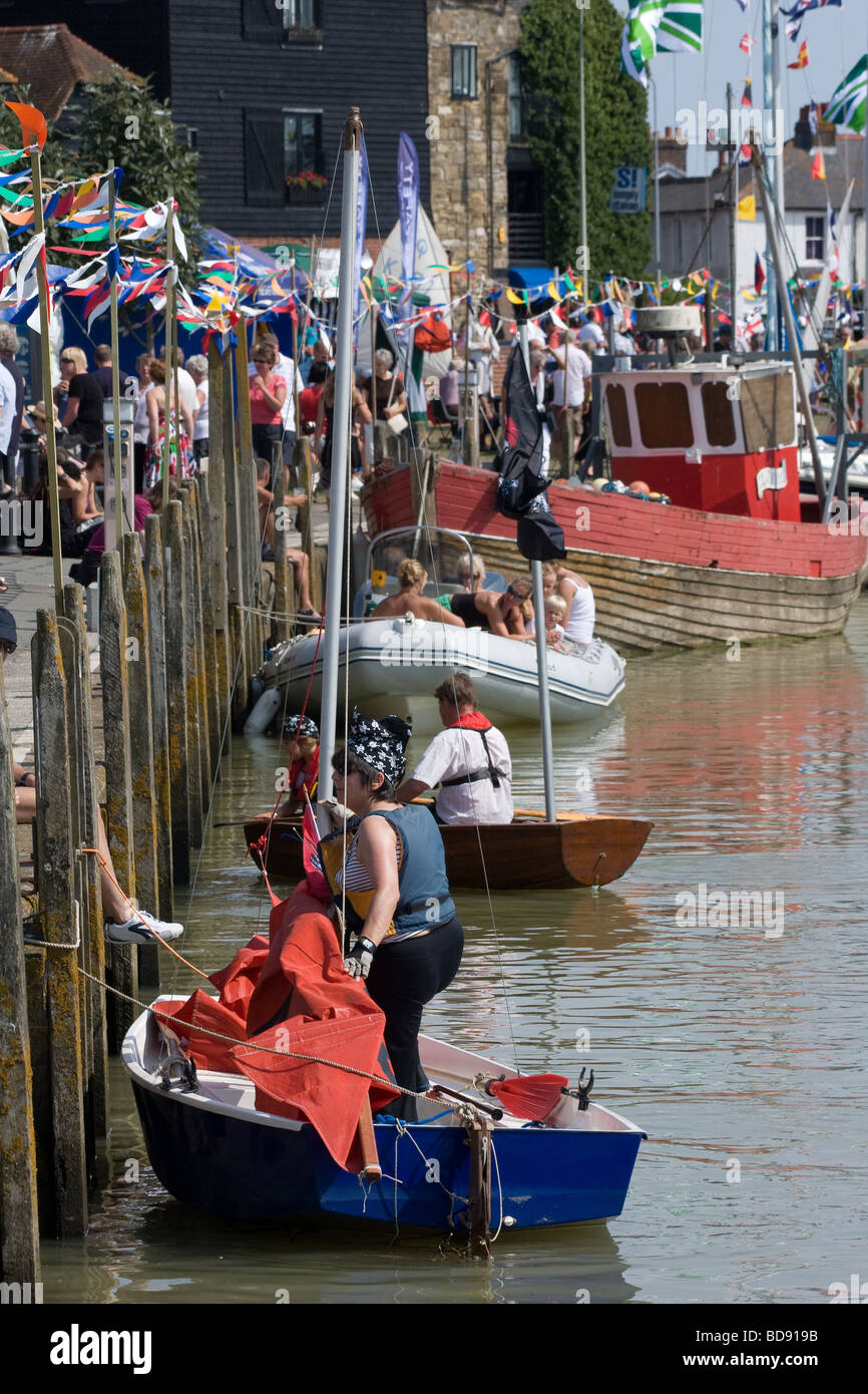 maritime festival Rye Strand Quay river tillingham east sussex england ...