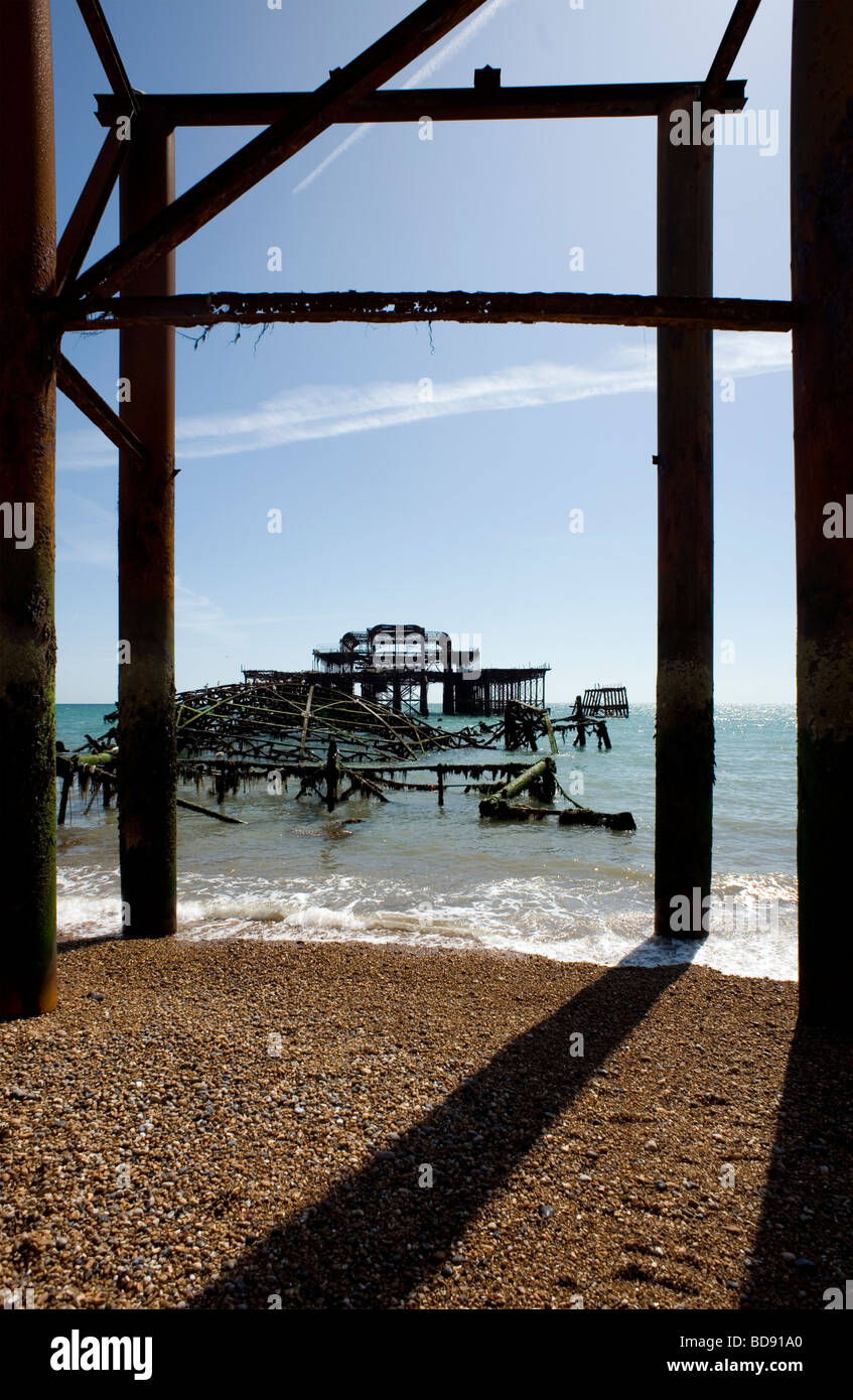 Brighton west pier hi-res stock photography and images - Alamy