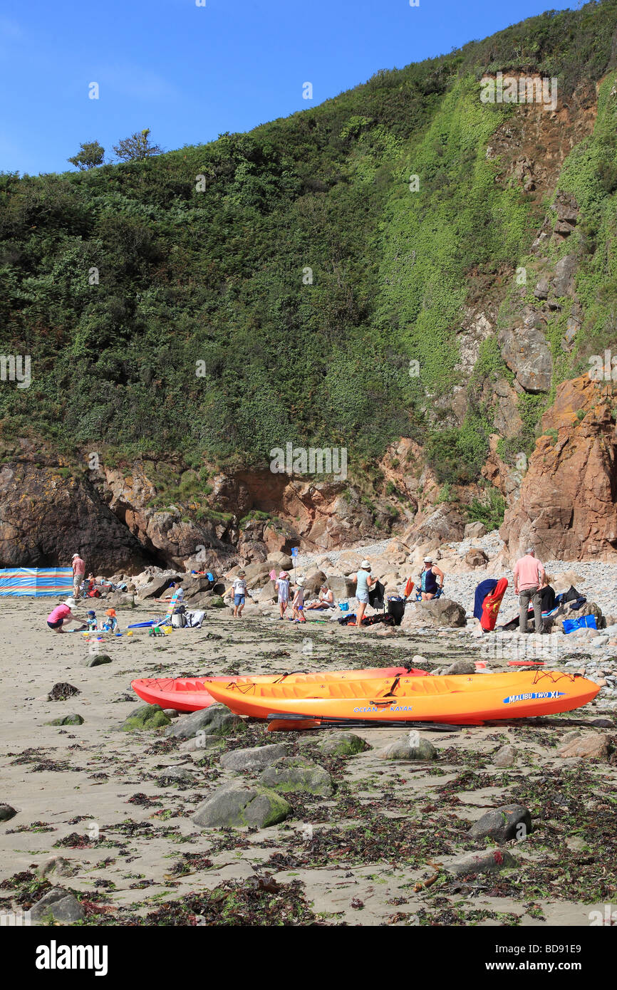 Petit bôt bay guernsey hi-res stock photography and images - Alamy