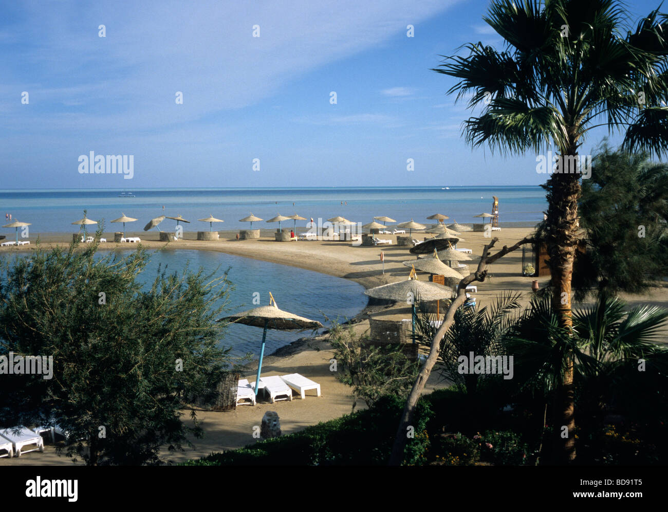 Beach in El Gouna, red sea, Egypt (Mövenpick resort Stock Photo - Alamy