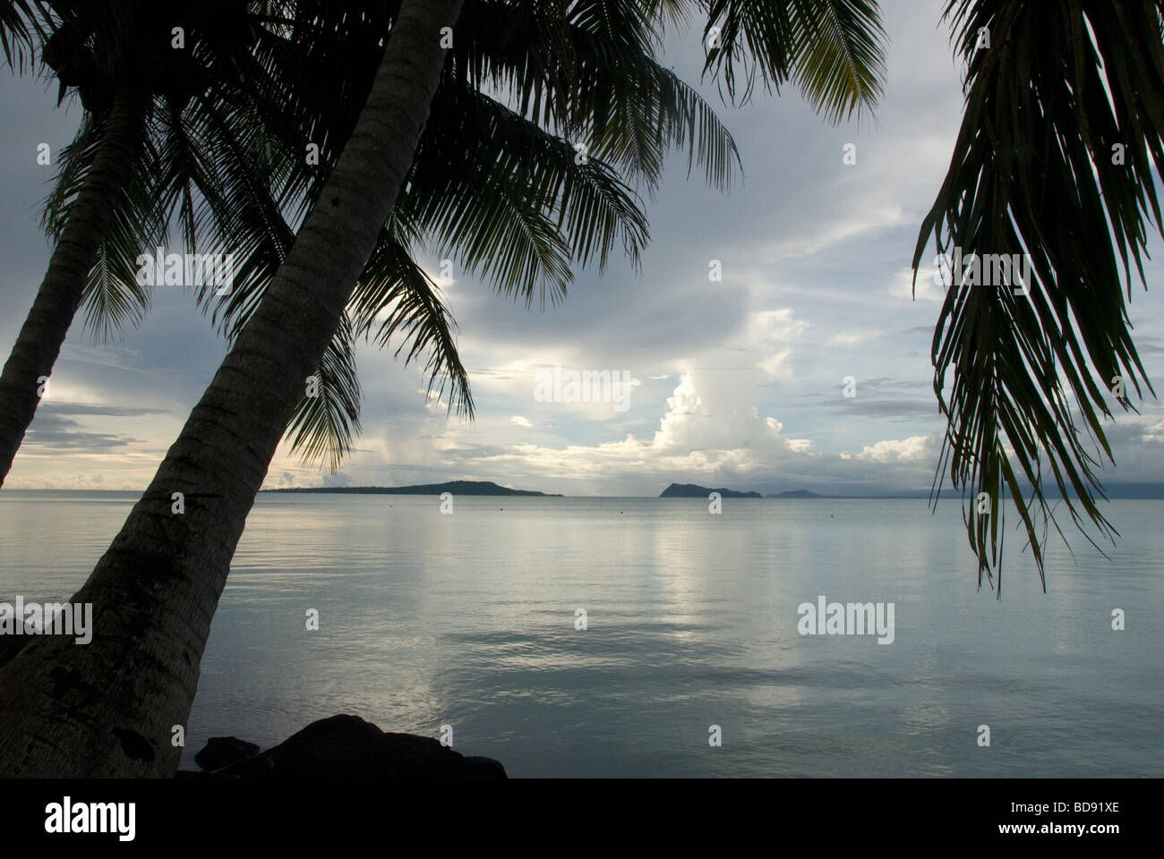 Apolima Strait Islands, between Upolu and Savi'i, Western Samoa Stock ...