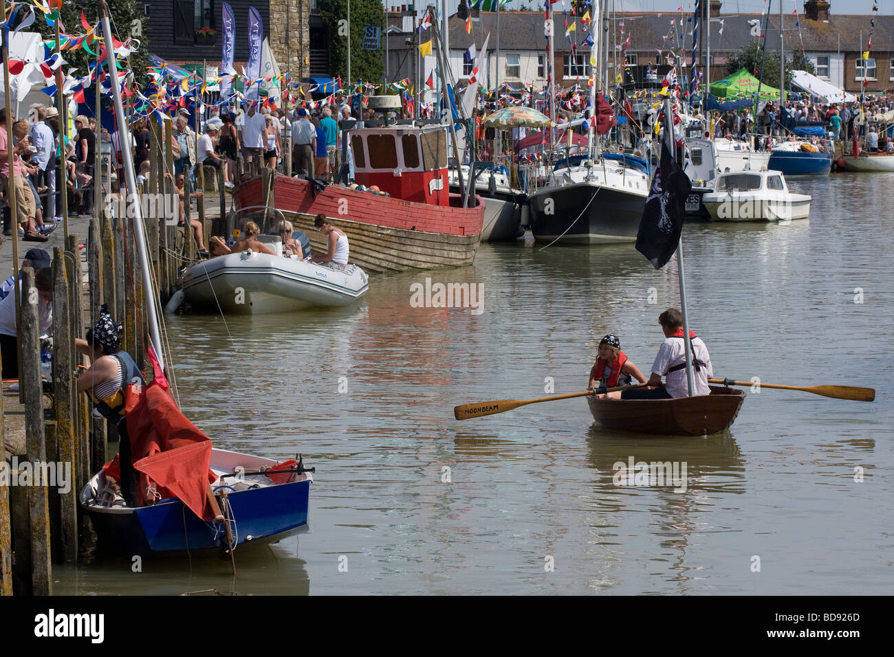 maritime festival Rye Strand Quay river tillingham east sussex england ...