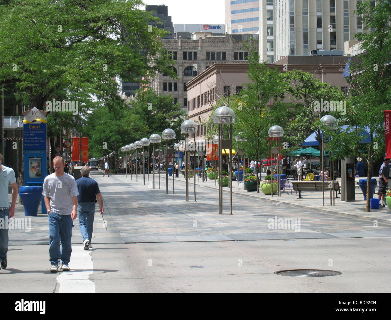 16th Street Mall, Denver, Colorado Stock Photo - Alamy