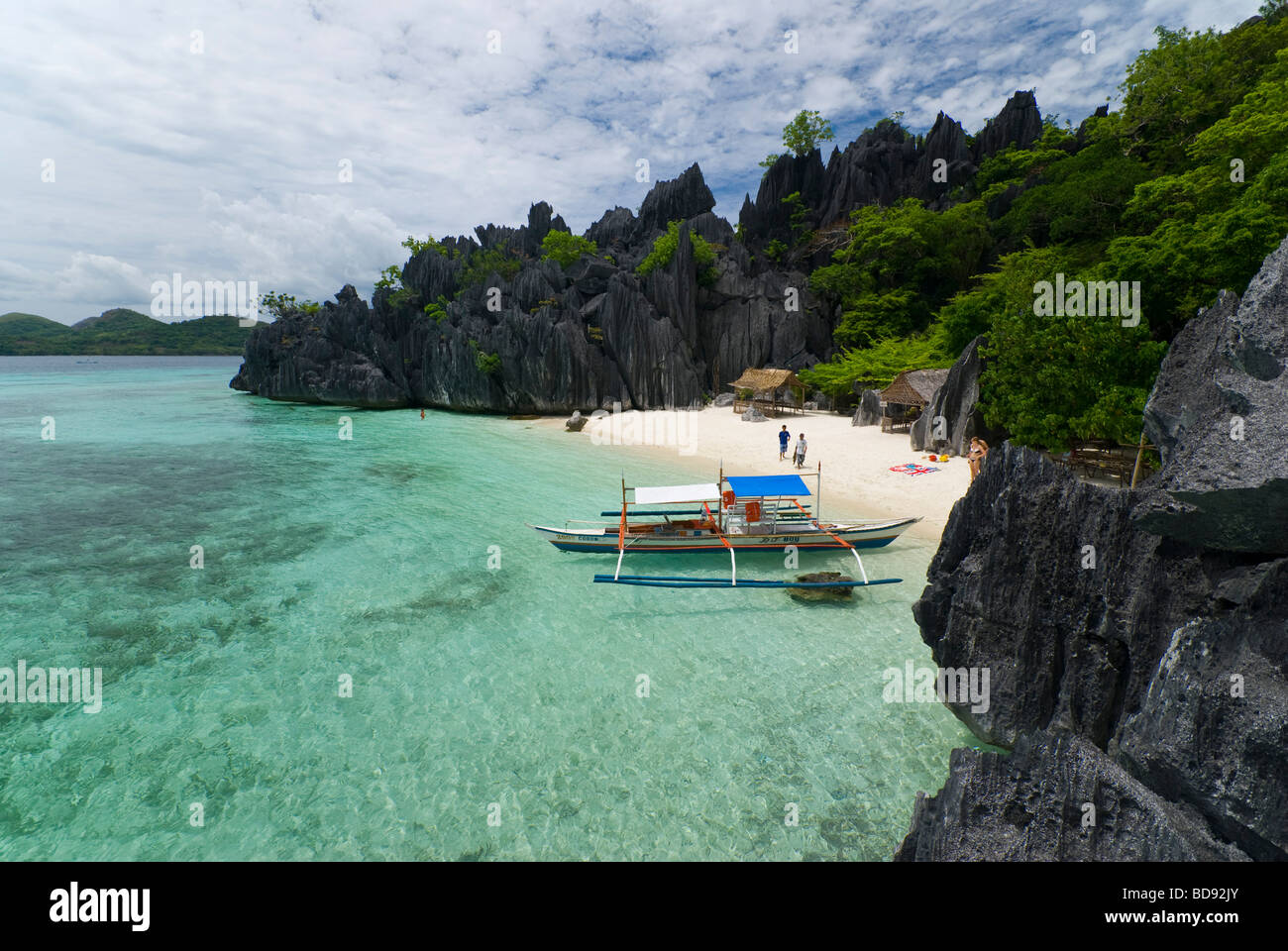 Tropical beach, Busuanga, Palawan, Philippines Stock Photo - Alamy