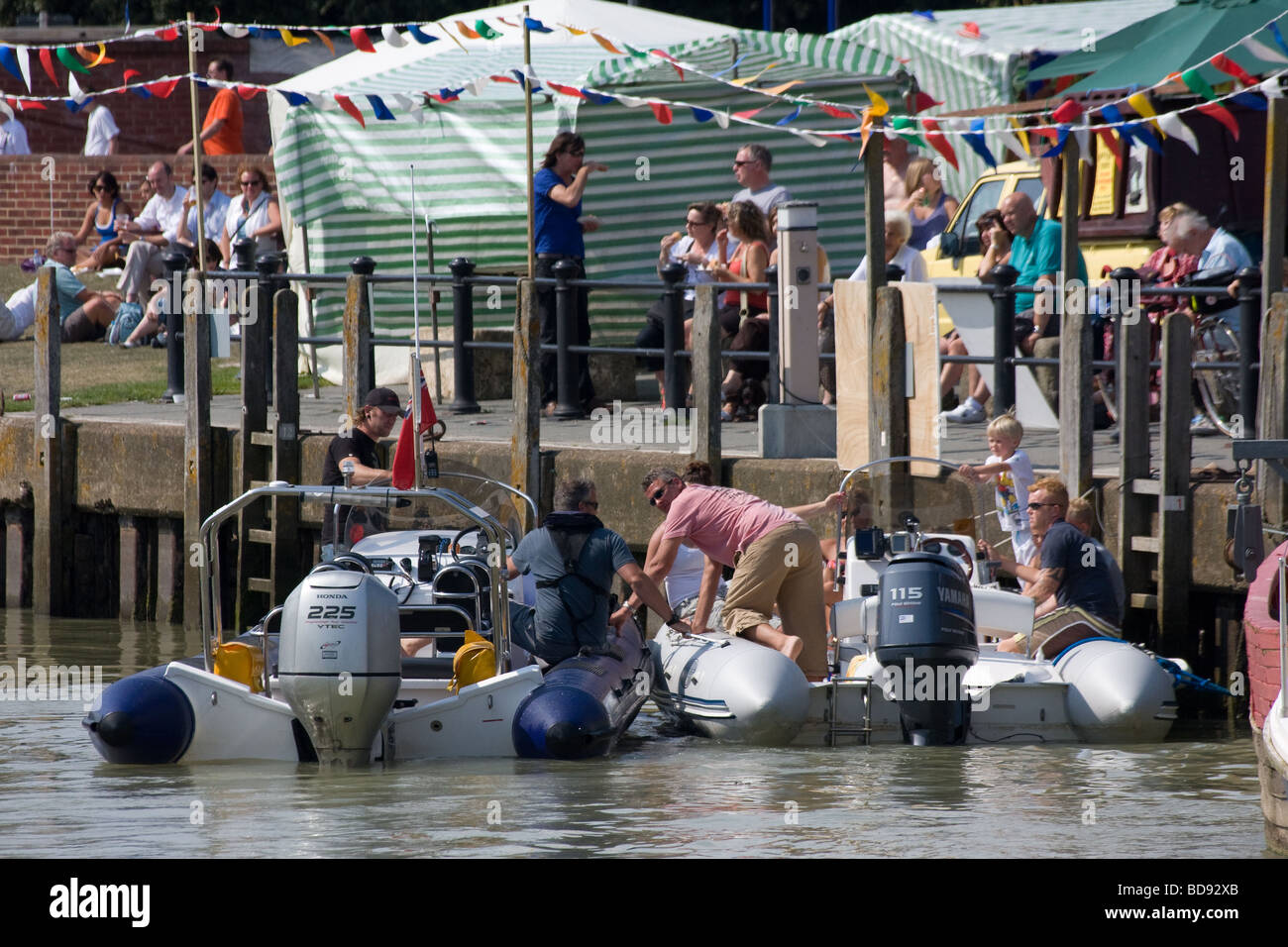 maritime festival Rye Strand Quay river tillingham east sussex england ...