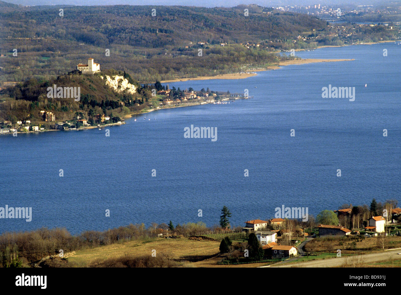 maggiore lake arona Stock Photo - Alamy
