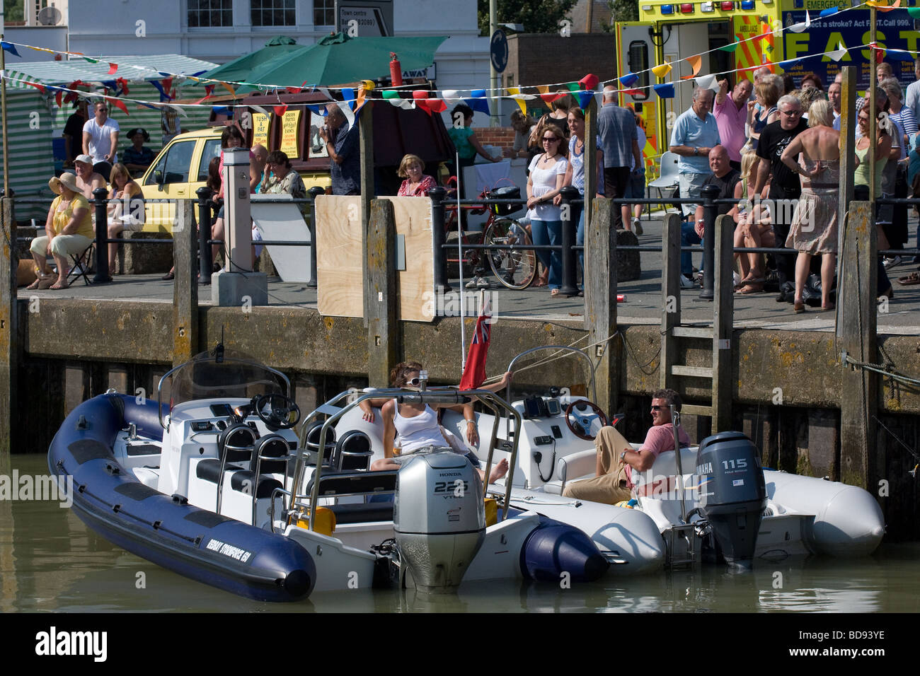 maritime festival Rye Strand Quay river tillingham east sussex england ...