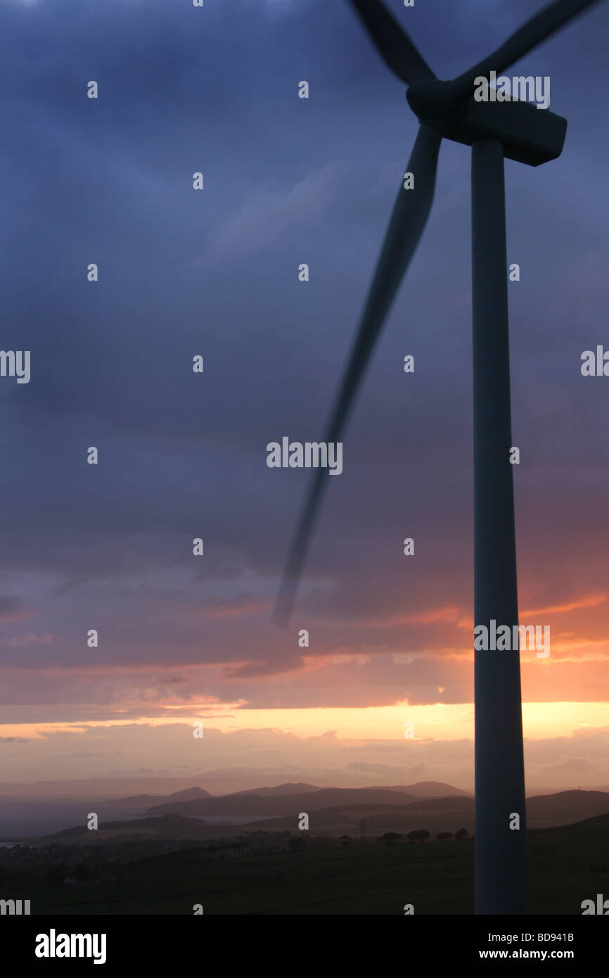Windfarm - Ardrossan -Ayrshire - Sottish and Southern Renewables Stock ...