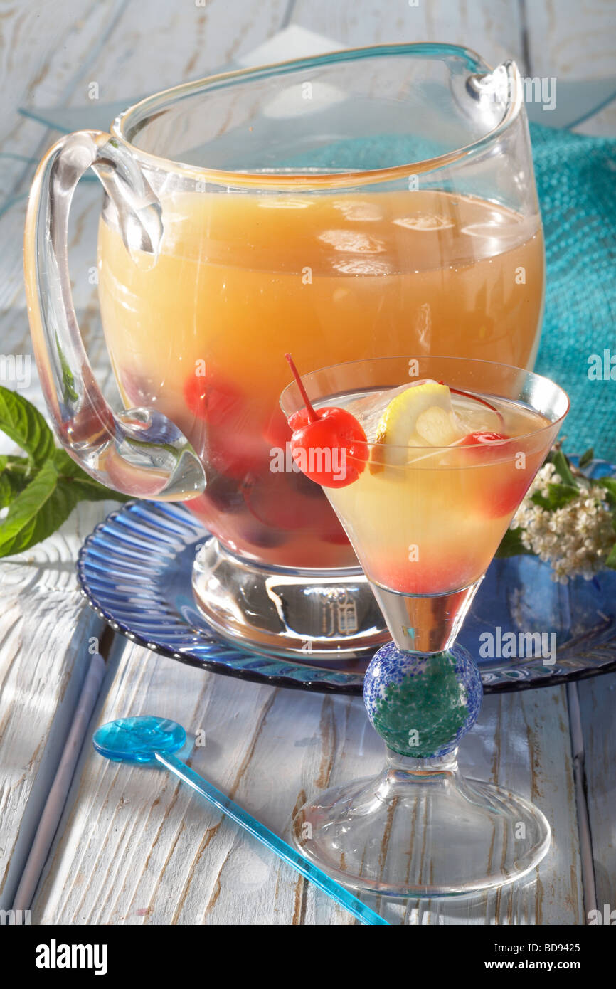 Danish Ice Punch Stock Photo - Alamy