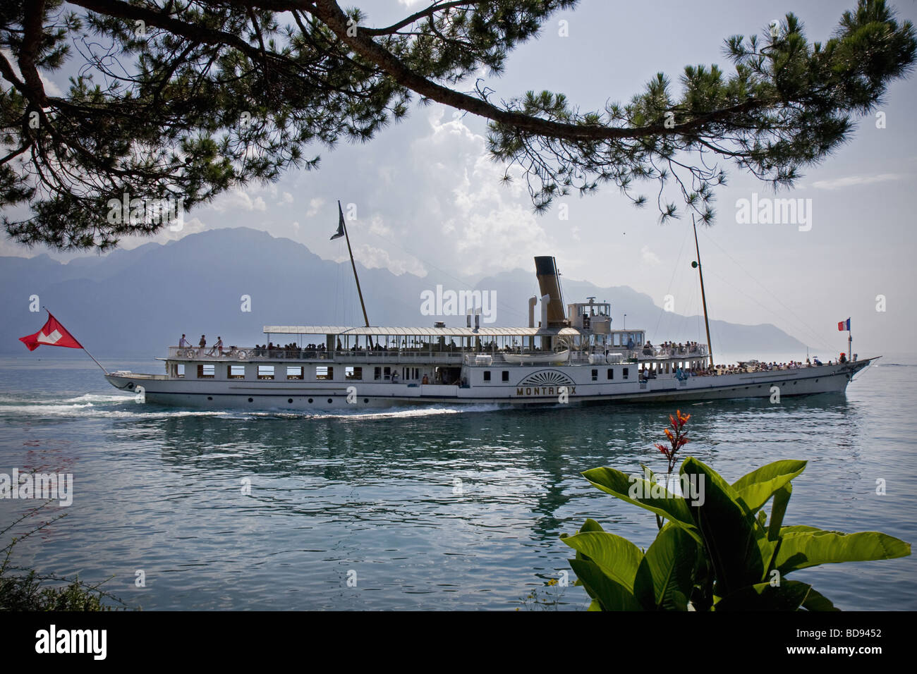 Switzerland boat boats ship ships flag hi-res stock photography and ...