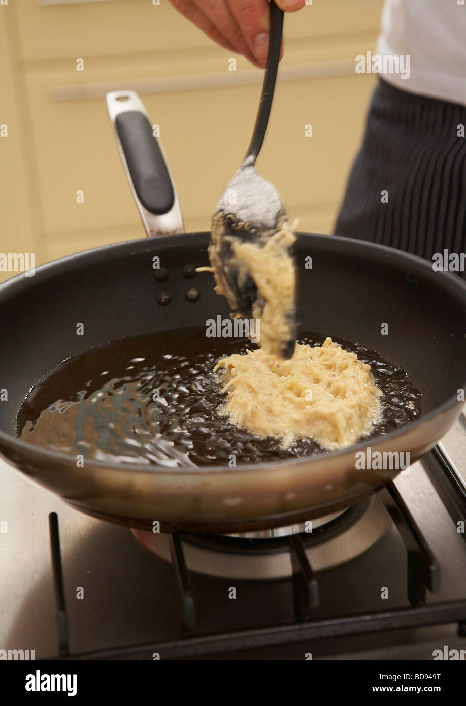 Schnitzel (step by step Stock Photo - Alamy