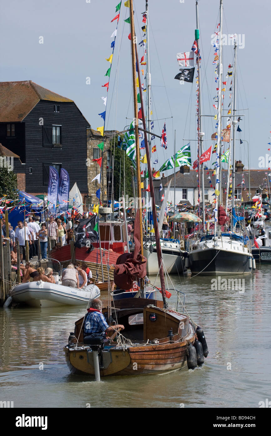 maritime festival Rye Strand Quay river tillingham east sussex england ...