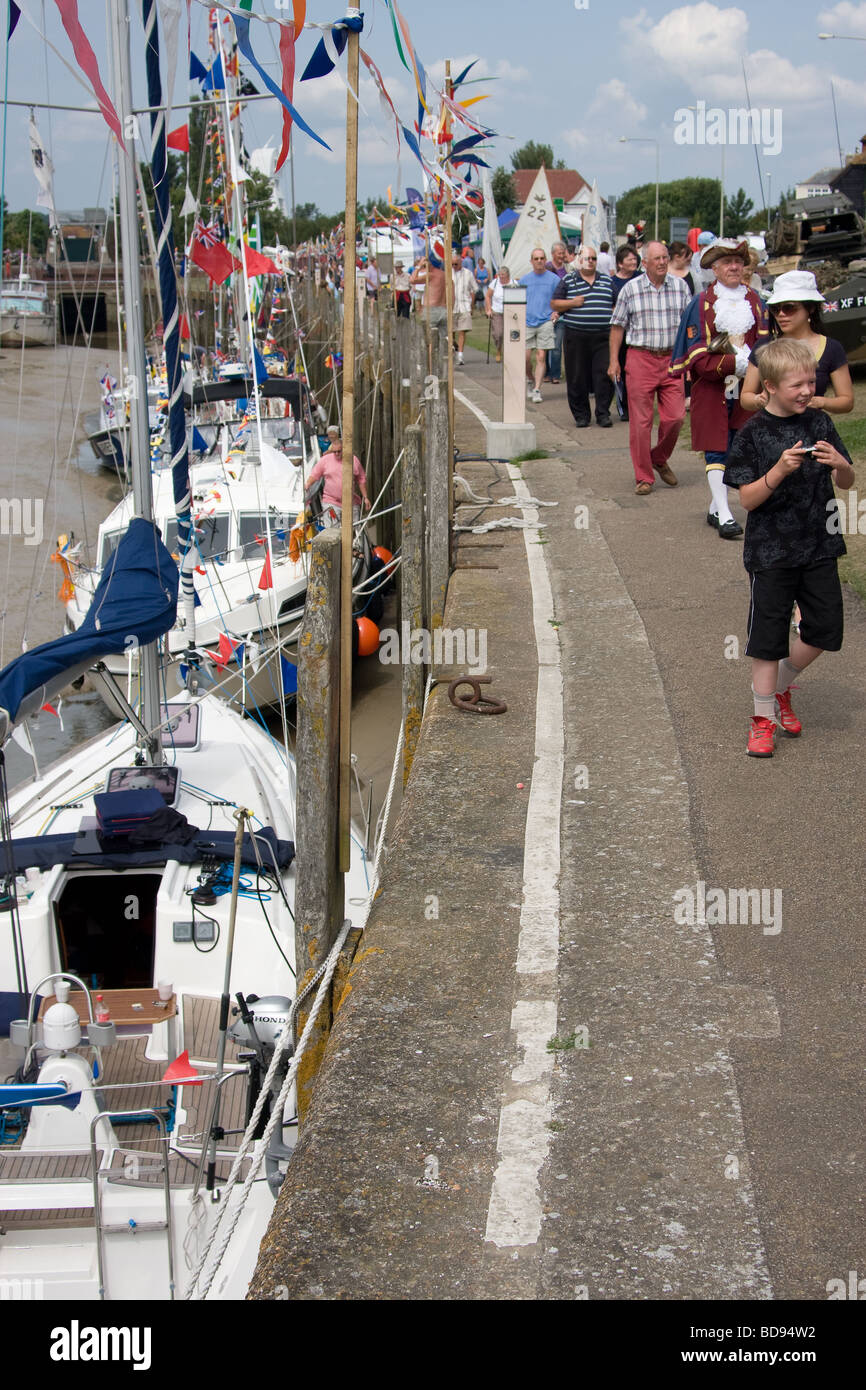 maritime festival Rye Strand Quay river tillingham east sussex england ...