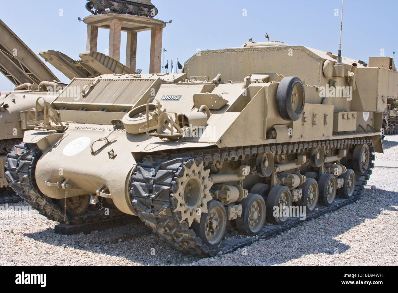 Sherman armoured medical evacuation HVSS Stock Photo - Alamy