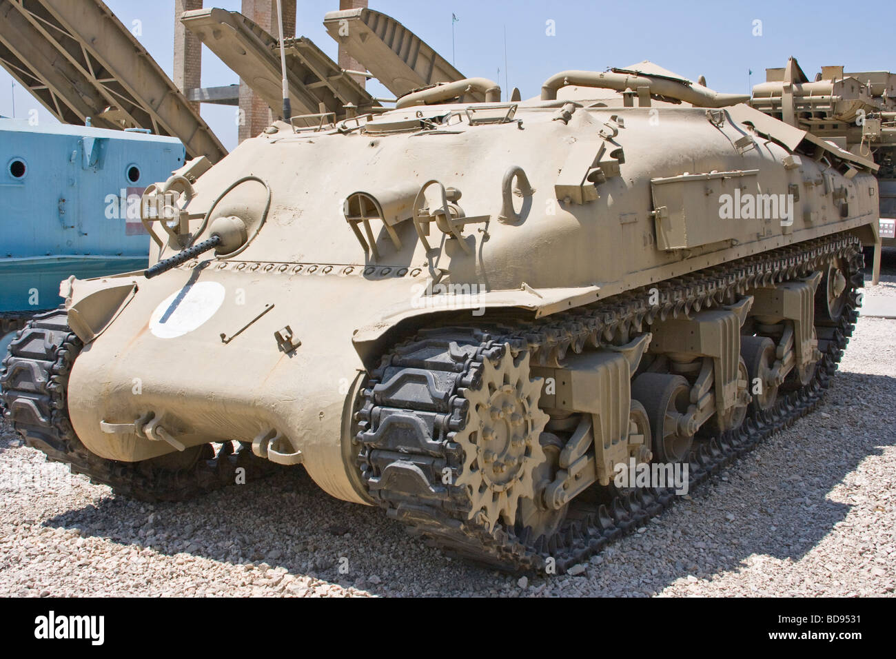 Sherman armoured medical evacuation VSS Stock Photo - Alamy