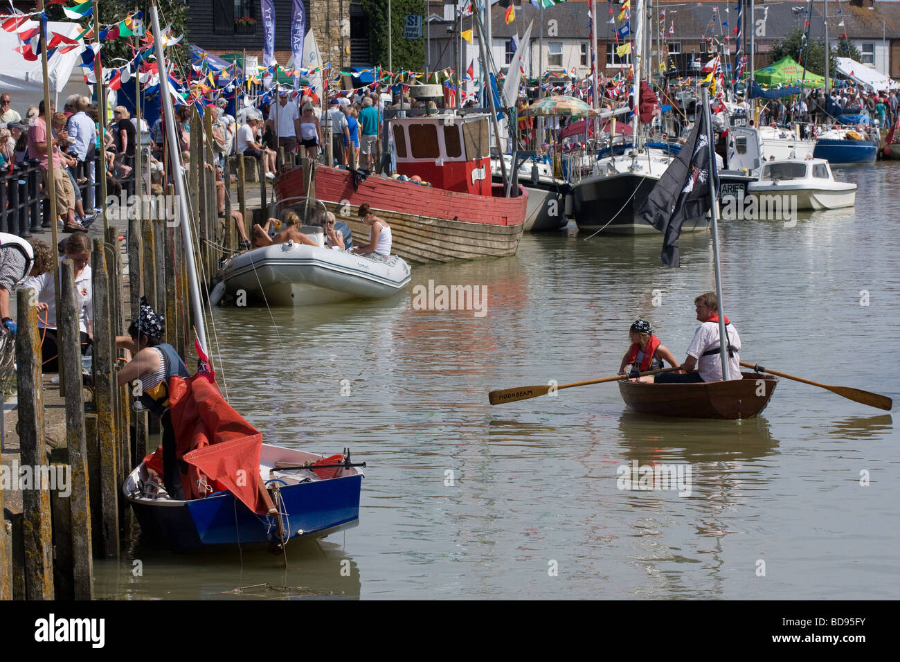 maritime festival Rye Strand Quay river tillingham east sussex england ...