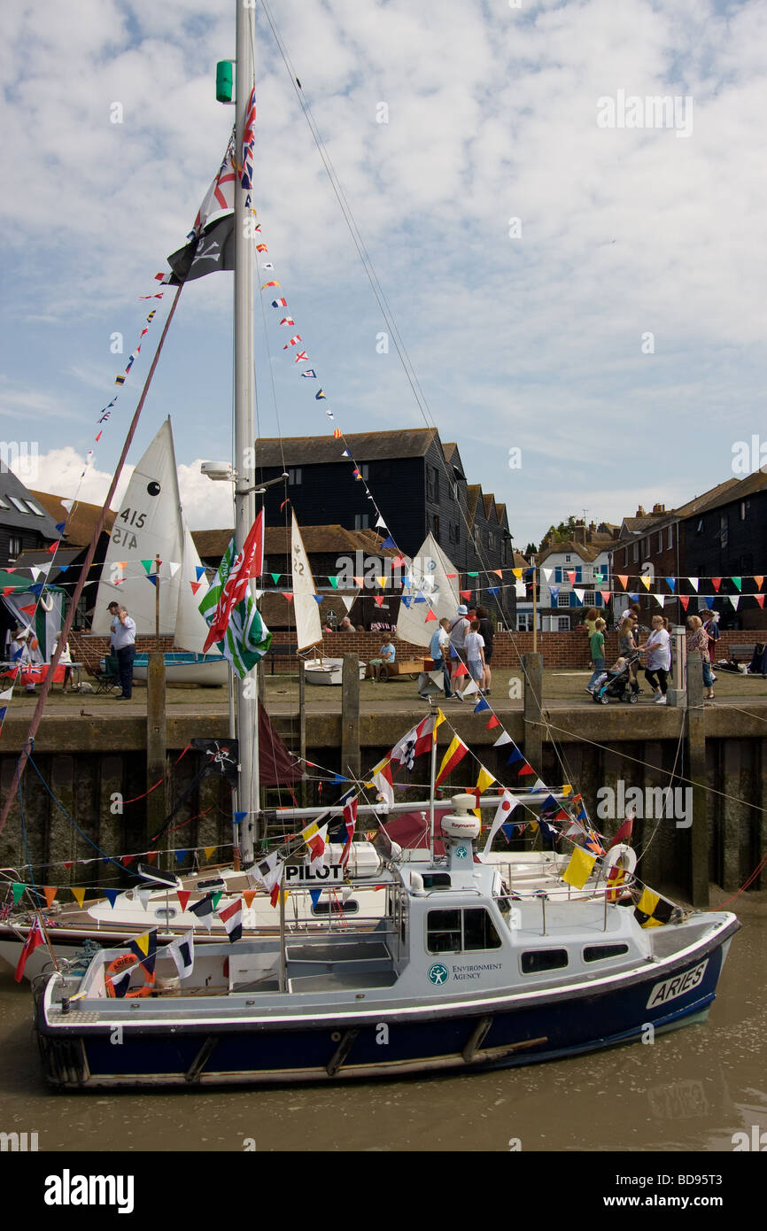maritime festival Rye Strand Quay river tillingham east sussex england ...