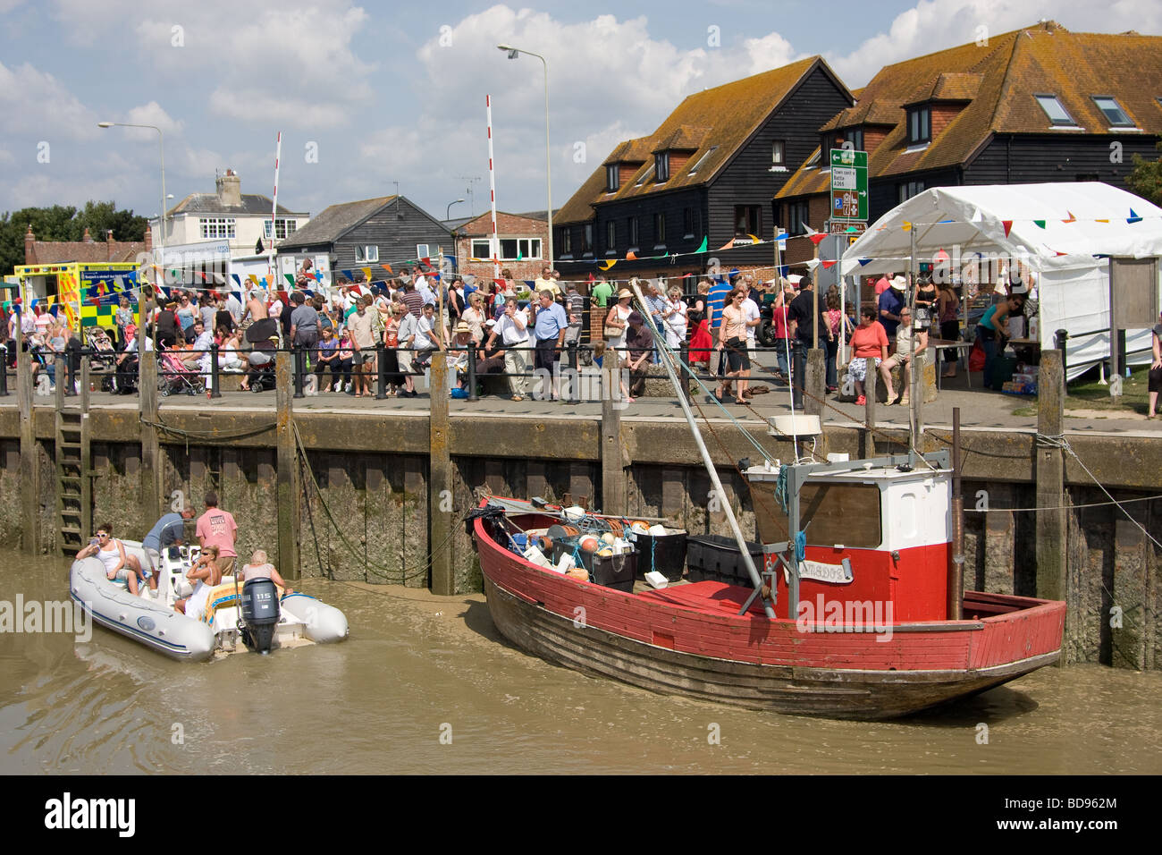 maritime festival Rye Strand Quay river tillingham east sussex england ...