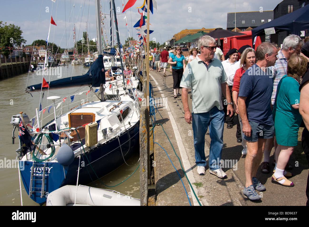 maritime festival Rye Strand Quay river tillingham east sussex england ...