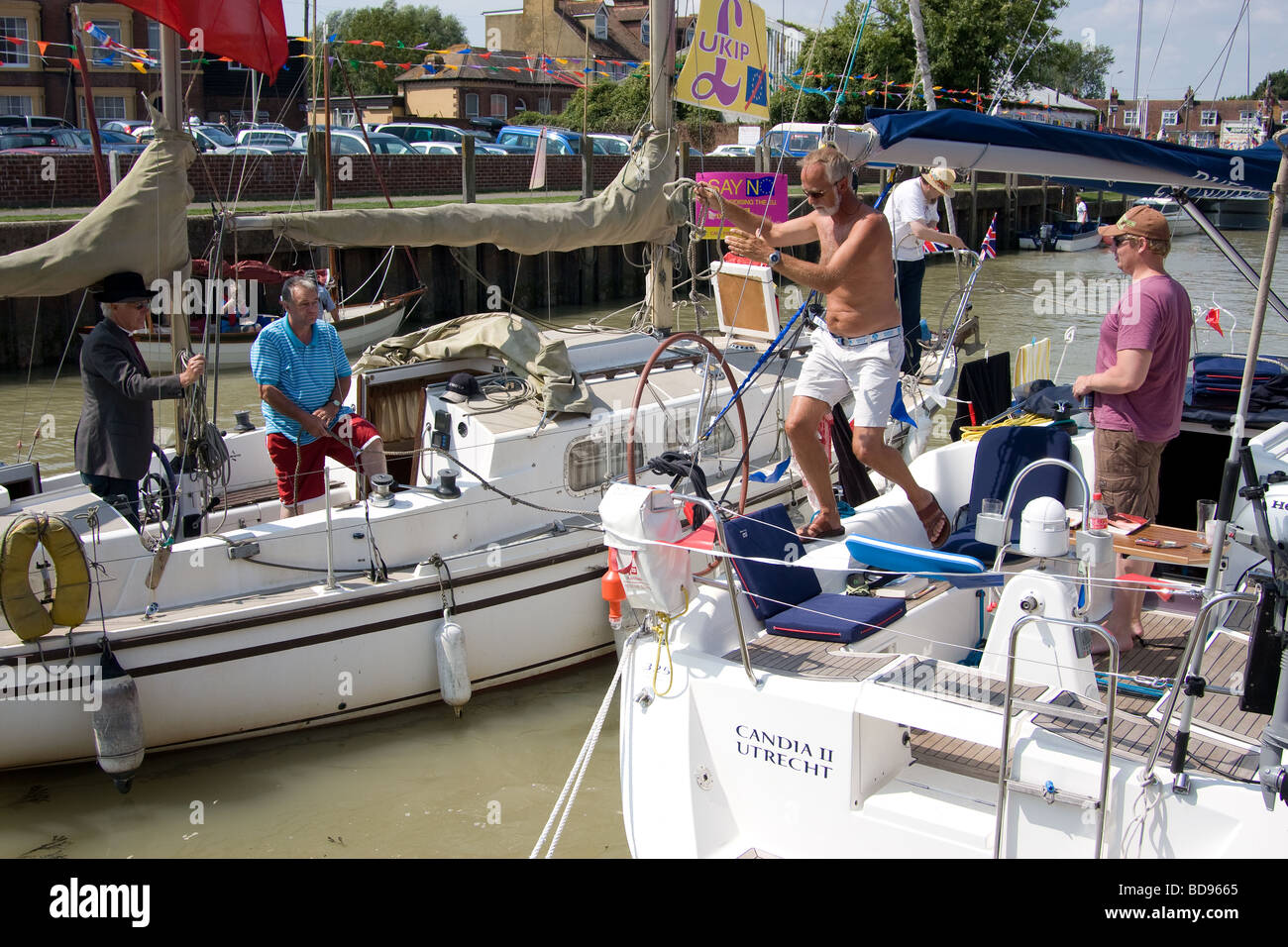 maritime festival Rye Strand Quay river tillingham east sussex england ...