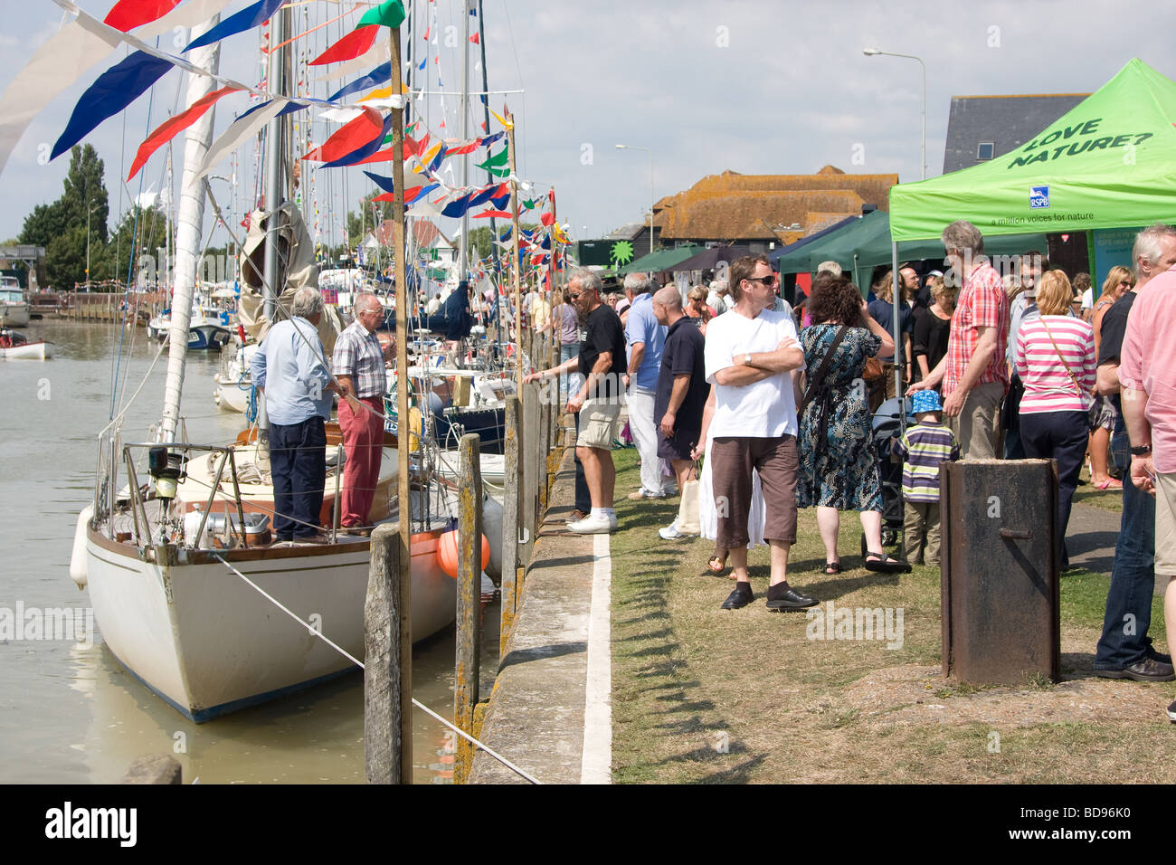 maritime festival Rye Strand Quay river tillingham east sussex england ...
