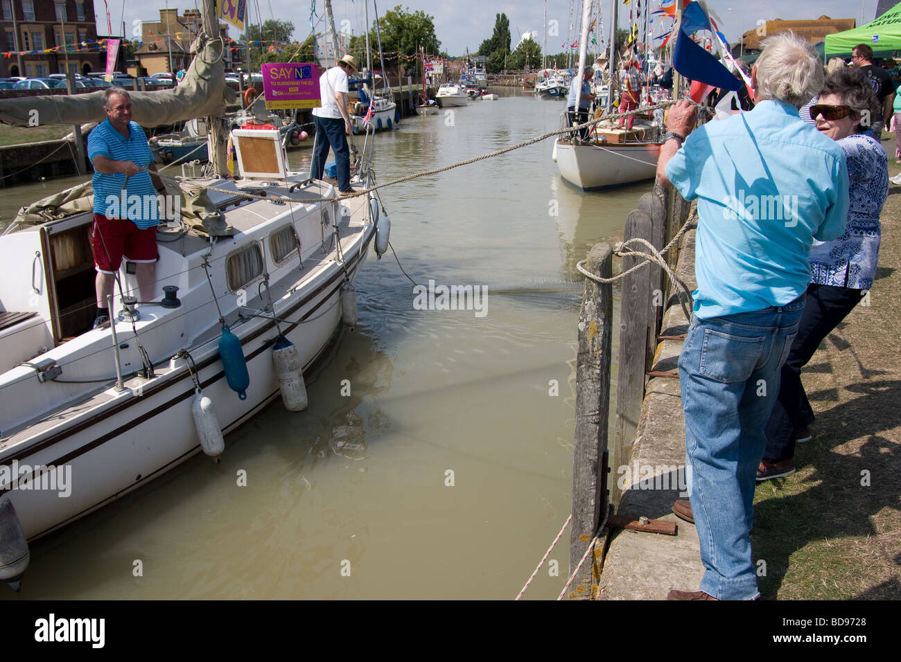 maritime festival Rye Strand Quay river tillingham east sussex england ...