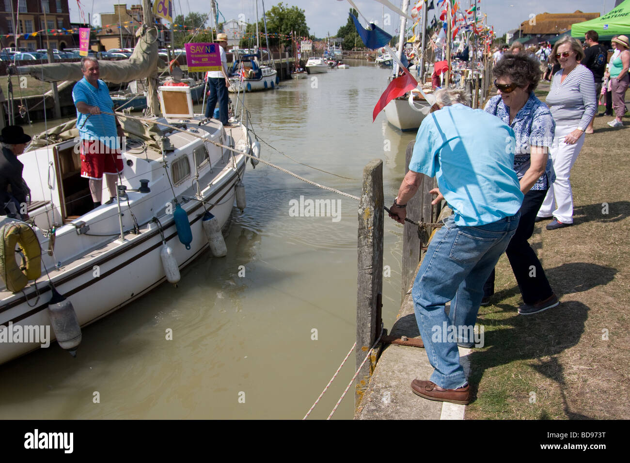 maritime festival Rye Strand Quay river tillingham east sussex england ...