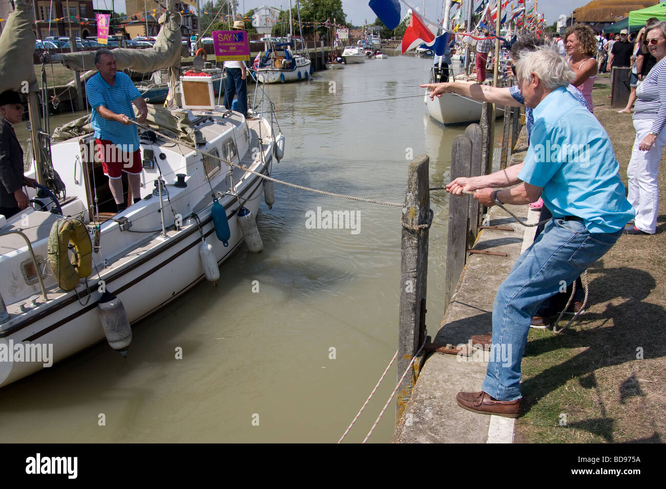 maritime festival Rye Strand Quay river tillingham east sussex england ...
