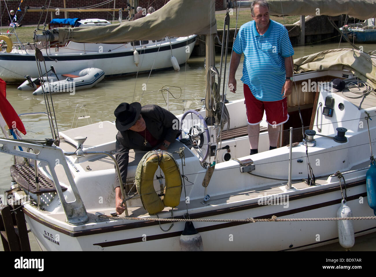 maritime festival Rye Strand Quay river tillingham east sussex england ...