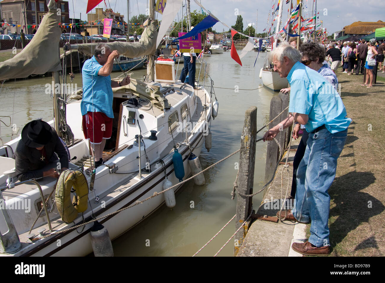 maritime festival Rye Strand Quay river tillingham east sussex england ...