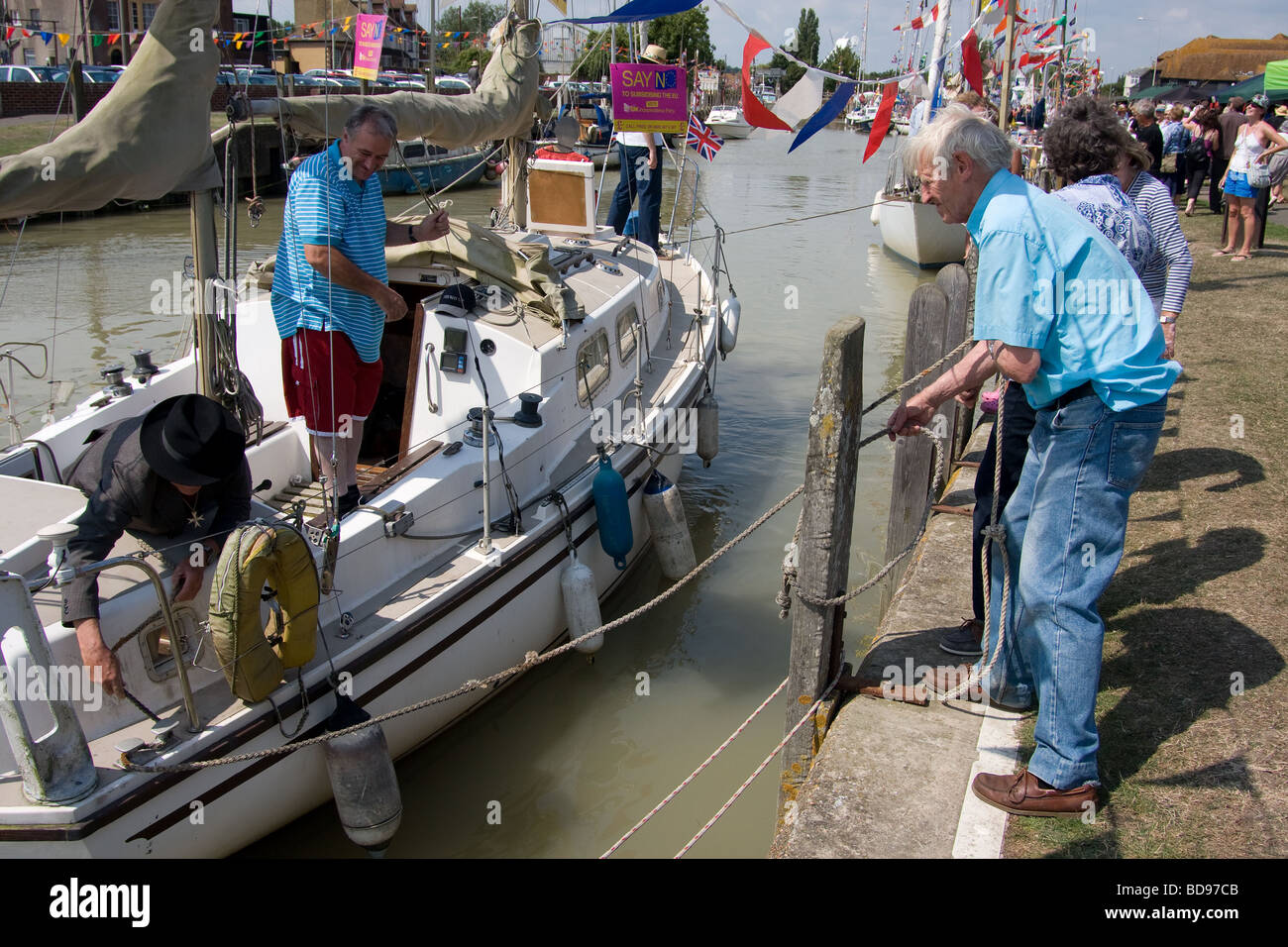 maritime festival Rye Strand Quay river tillingham east sussex england ...